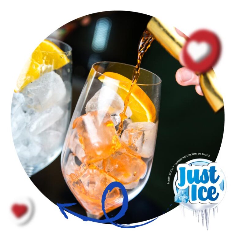 Venta de hielo en bolsa - Just Ice SpA - Venta de hielo en bolsa 1 kg.