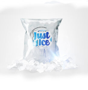 Venta de hielo en bolsa - Just Ice SpA - Venta de hielo en bolsa 1 kg.